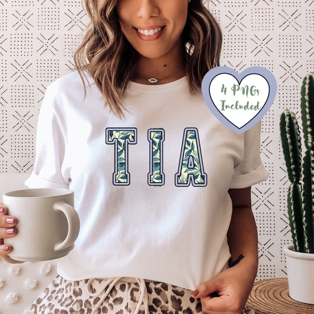 Tia Floral Print PNG Design, William Morris Inspired Faux Embroidery ...