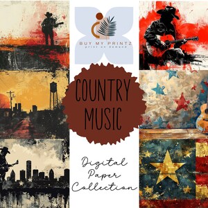 Country Western Textures Digital Paper, Cowboy Textures, Wild West ...