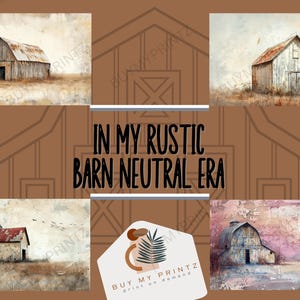 In My Rustic & Rural Neutral Farm Era Digital Backdrops, 20 Farm ...