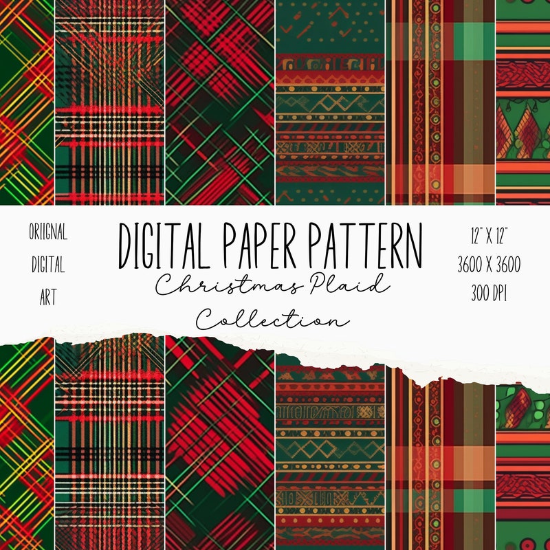 Christmas Plaid - Etsy