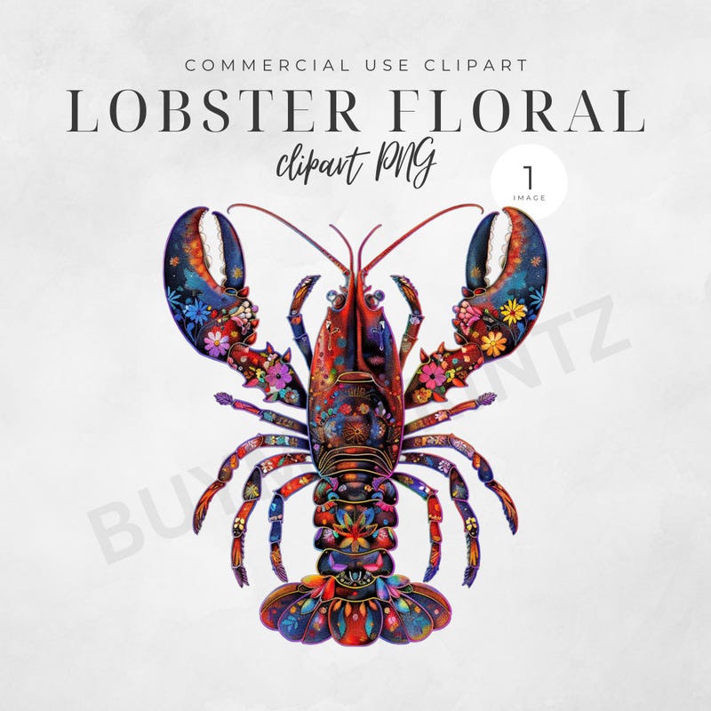 Blue Lobster Clip Art - Etsy