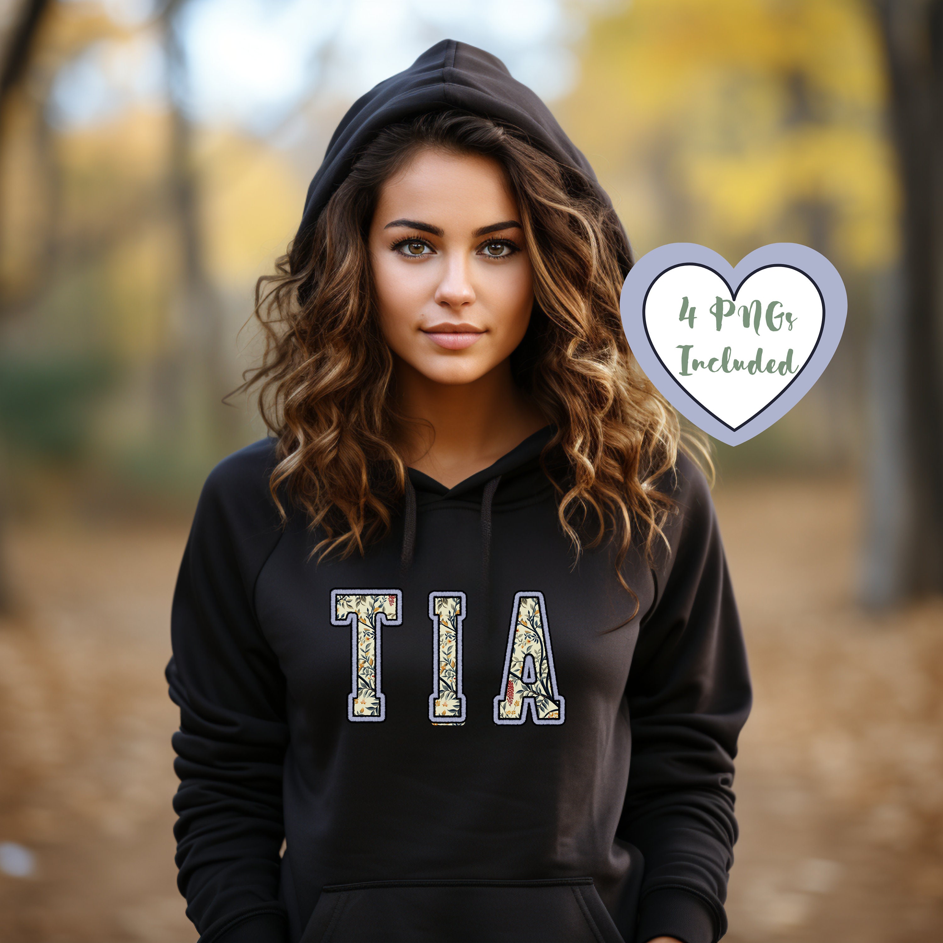 Tia Floral Print PNG Design, William Morris Inspired Faux Embroidery ...