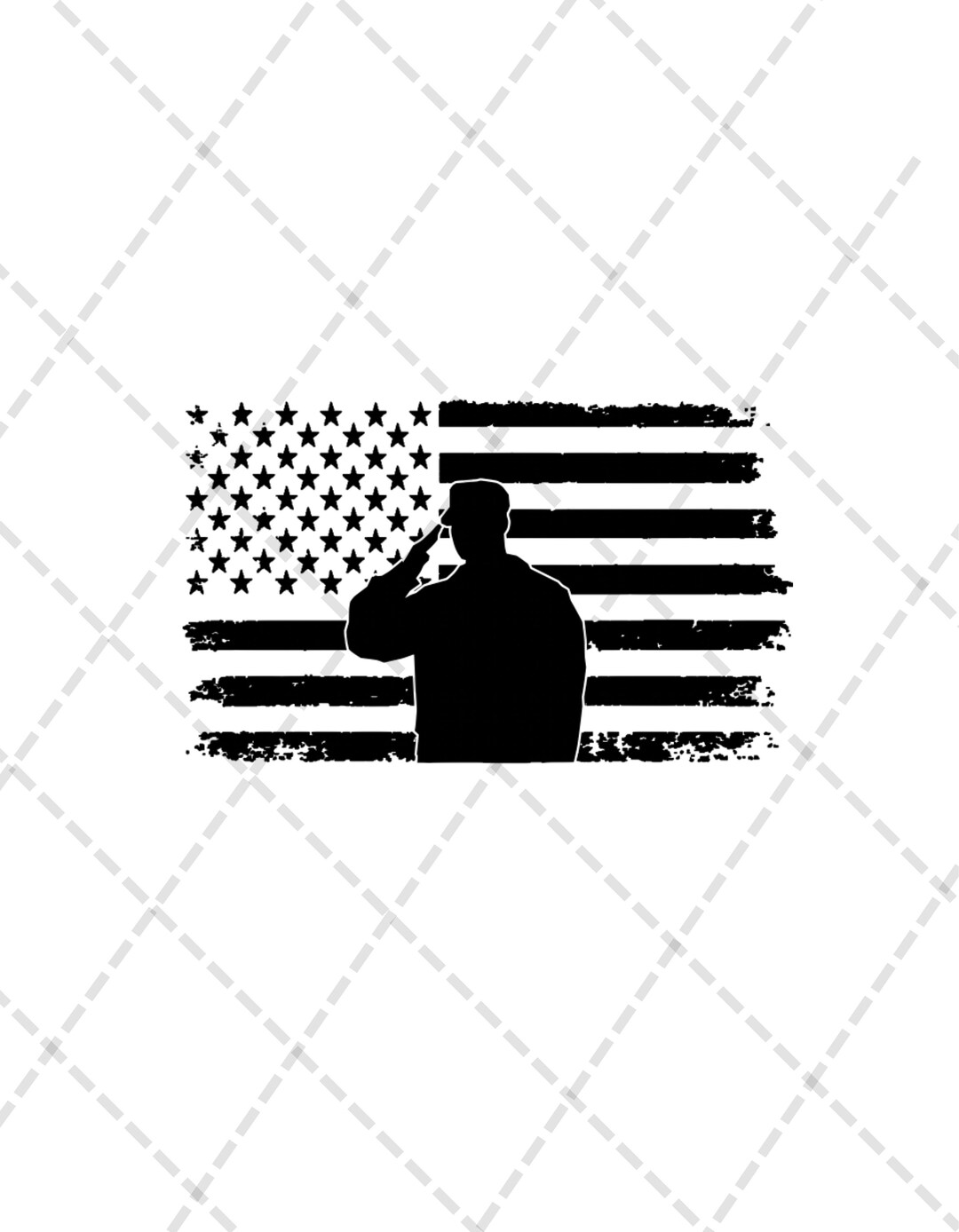 Veteran Salute American Flag Svg, Png, Jpg - Etsy