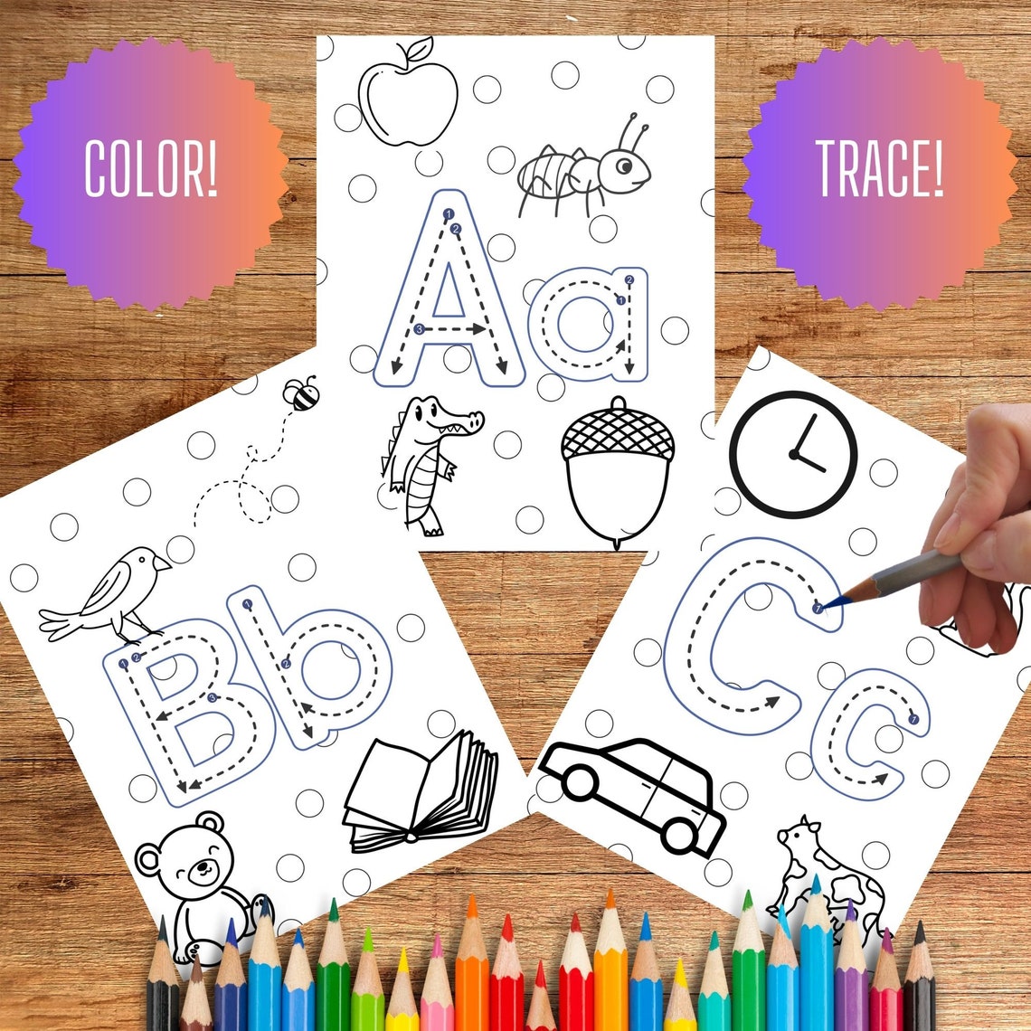 Alphabet Coloring Pages | Coloring Book | Coloring Pages | Kids ...