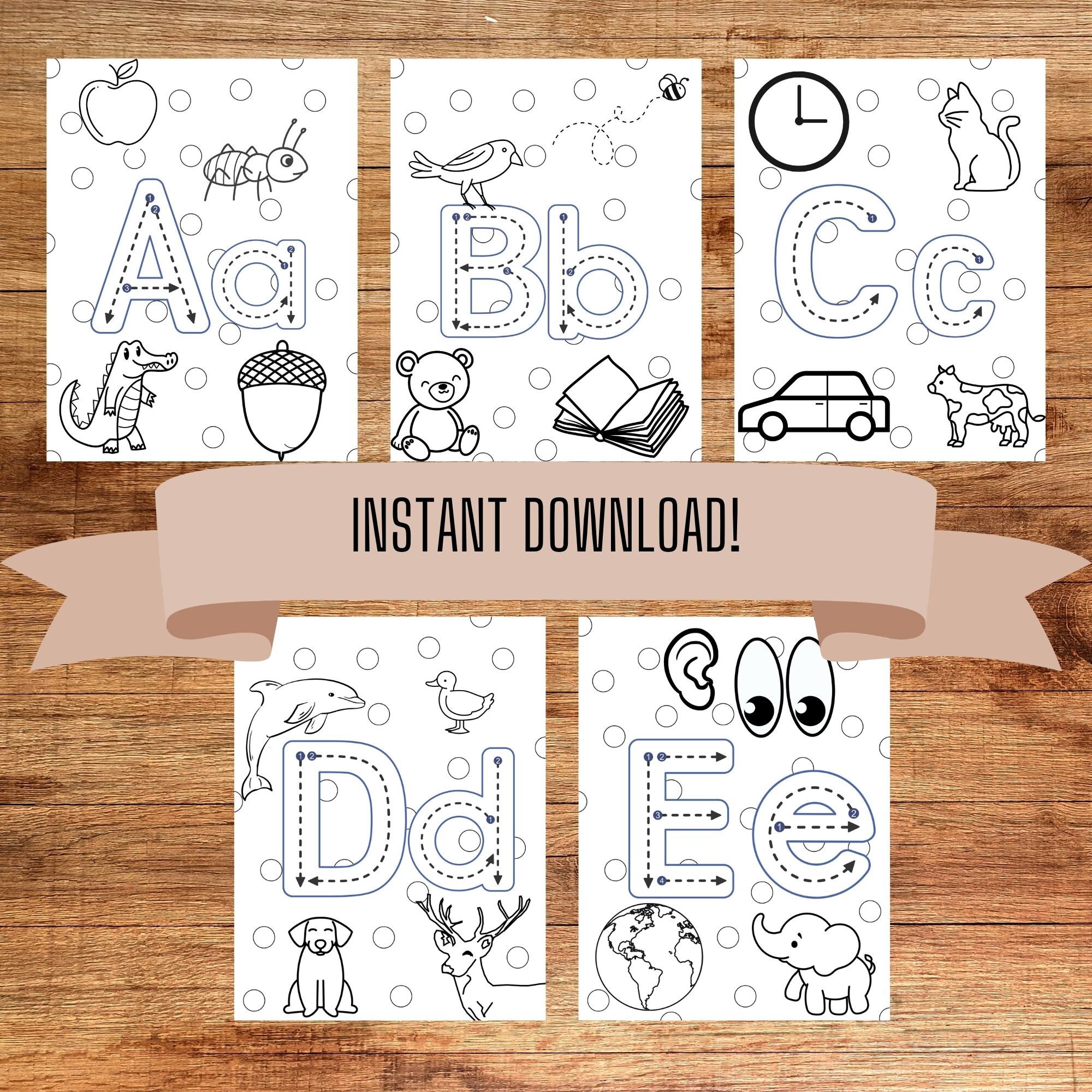 Alphabet Coloring Pages | Coloring Book | Coloring Pages | Kids ...