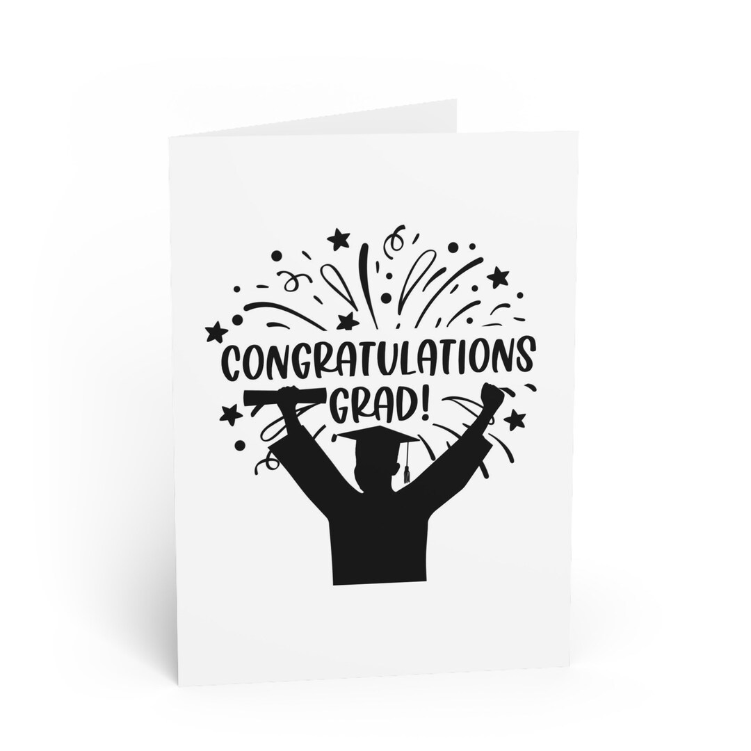 Graduation Card PRINTABLE Congratulations Grad Card for Him, Class of ...