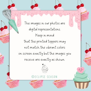 PRINTABLE Eclipse 2024 Cupcake Toppers Total Solar Eclipse Cake Topper ...