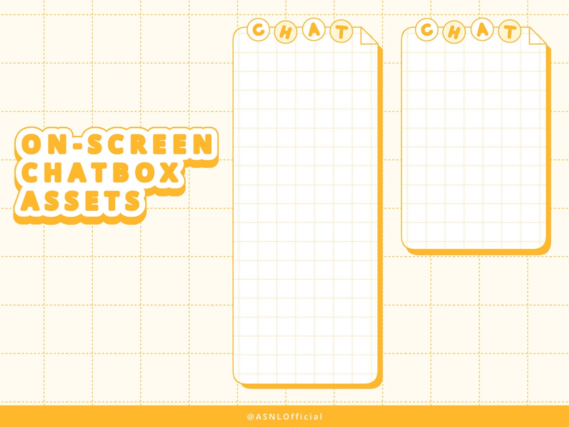 Yellow Aesthetic Vtuber Webcam Twitch Stream Pack, Overlays, Chatbox - Etsy