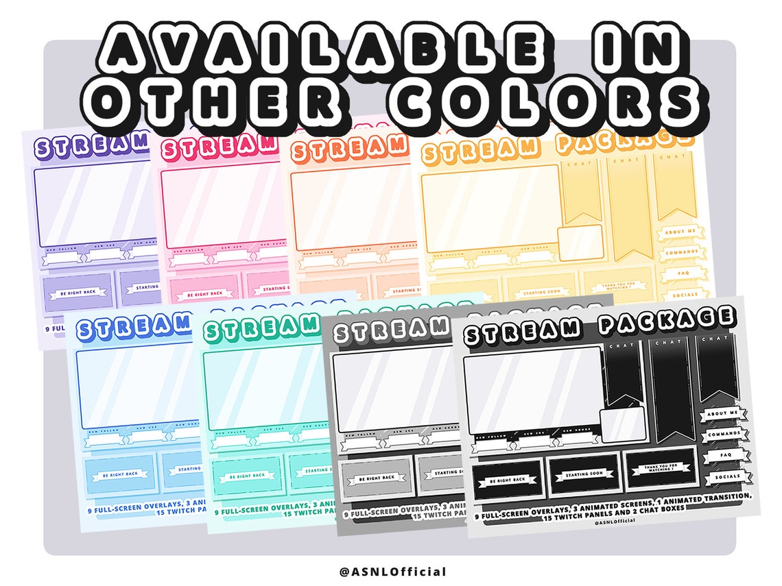 Mint Green Aesthetic Vtuber Webcam Twitch Stream Pack, Overlays ...