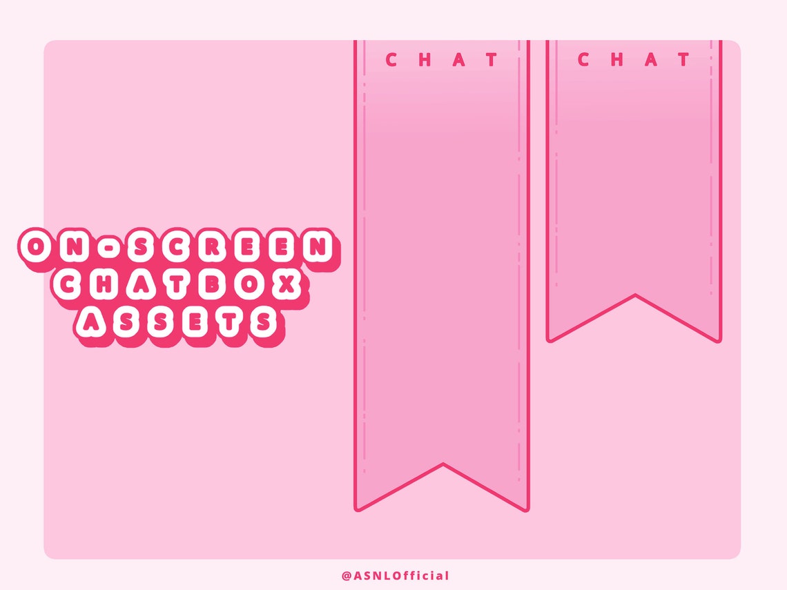 Animated Pink Aesthetic Vtuber Webcam Twitch Stream Pack, Overlays ...