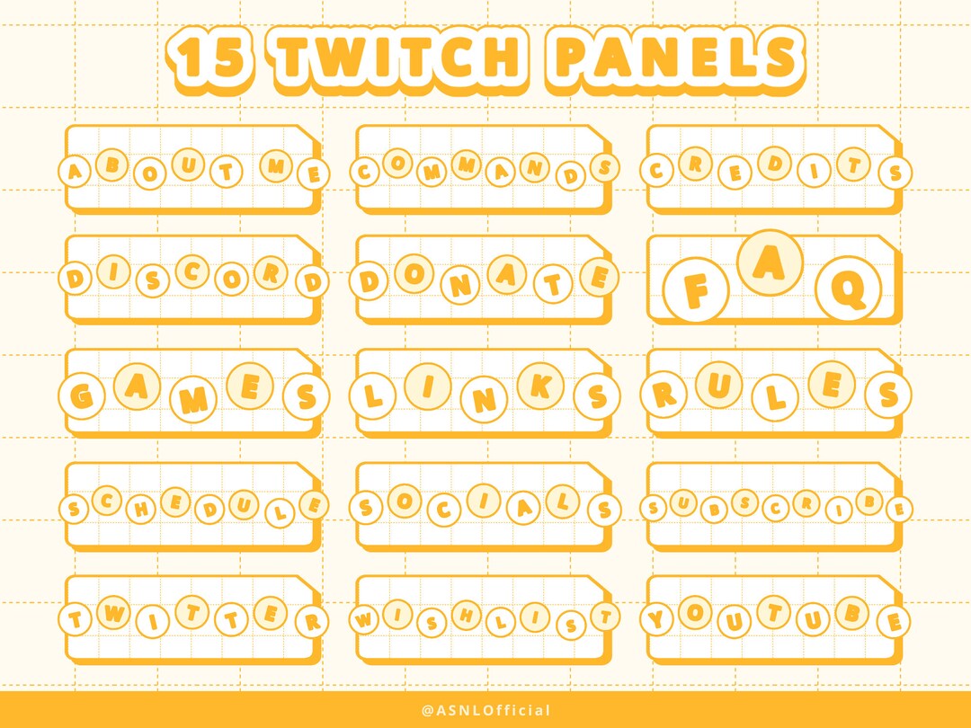Yellow Aesthetic Vtuber Webcam Twitch Stream Pack, Panels - Etsy