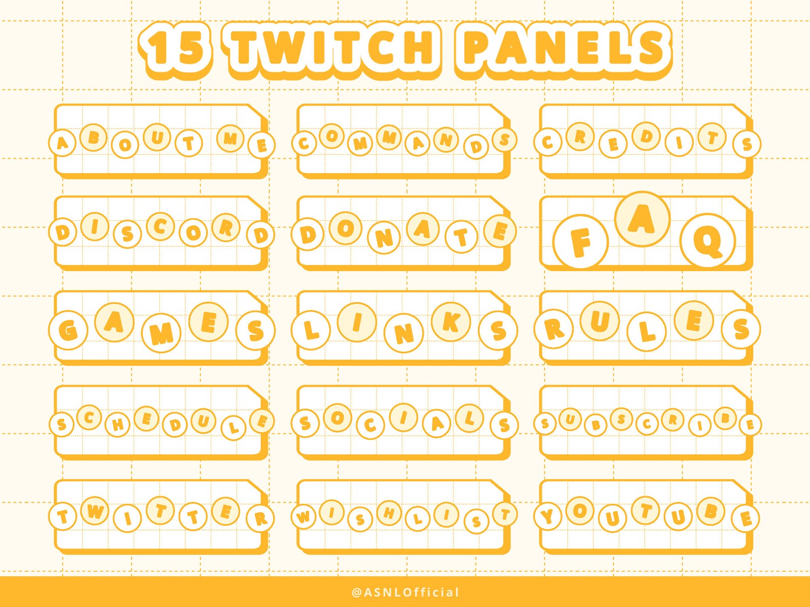 Yellow Aesthetic Vtuber Webcam Twitch Stream Pack, Panels - Etsy