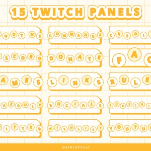 Yellow Aesthetic Vtuber Webcam Twitch Stream Pack, Panels - Etsy
