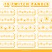 Yellow Aesthetic Vtuber Webcam Twitch Stream Pack, Panels - Etsy
