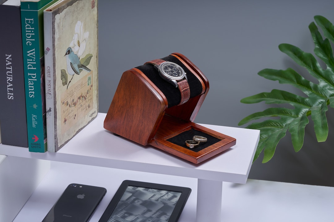 Watch Stand for Big Watch, Wooden Watch Display for Men, Wood Watch ...