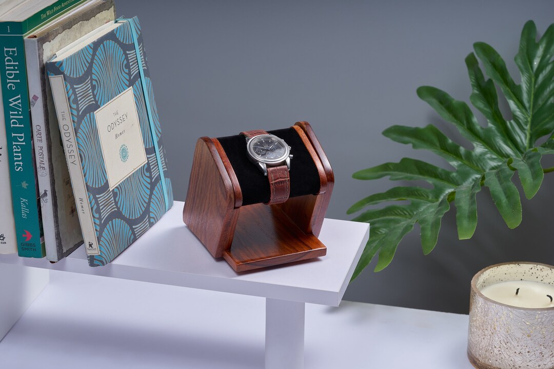 Watch Stand for Big Watch, Wooden Watch Display for Men, Wood Watch ...