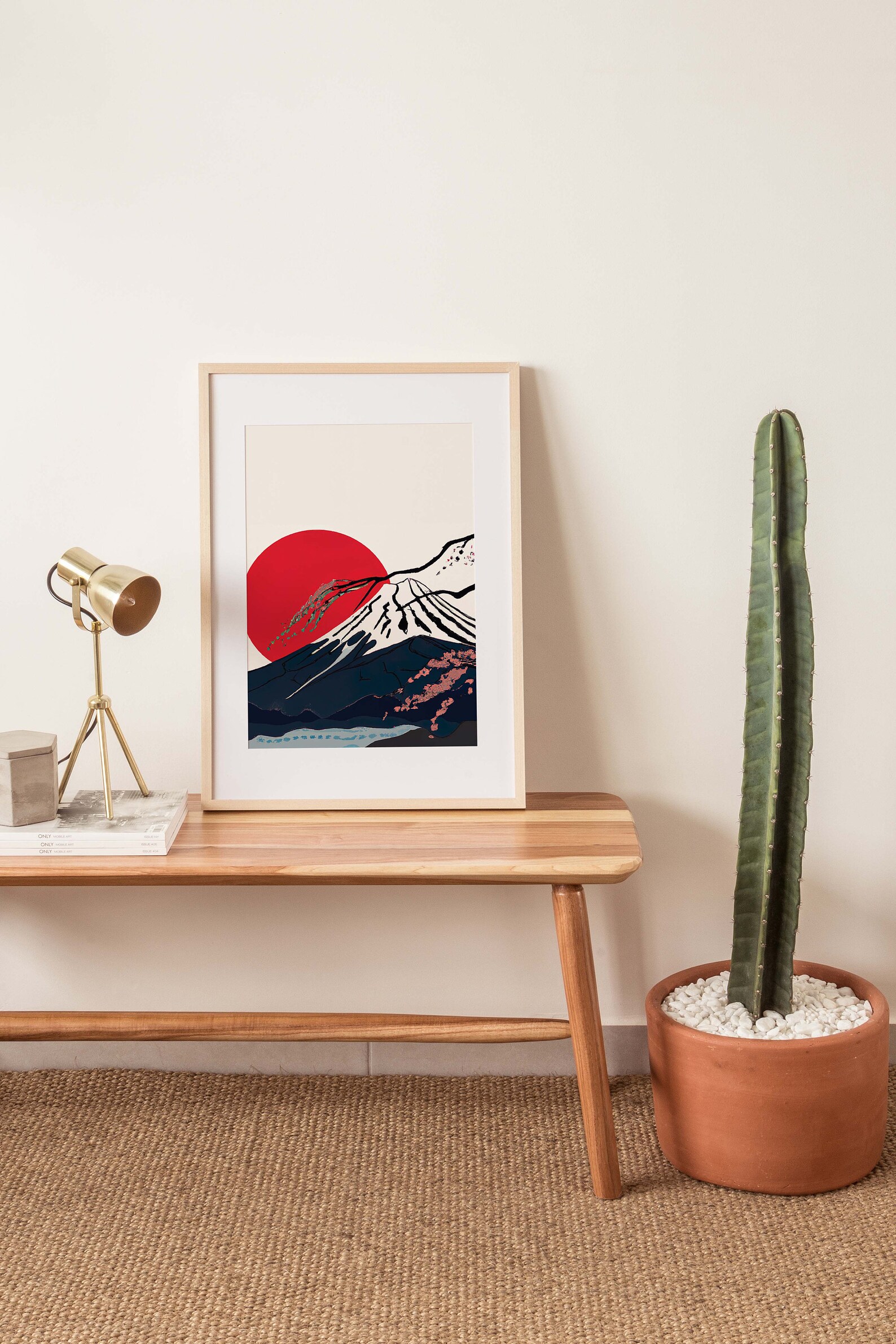 Ukiyo-e Style Art Print Mount Fuji Sunrise Ukiyo-e Art - Etsy