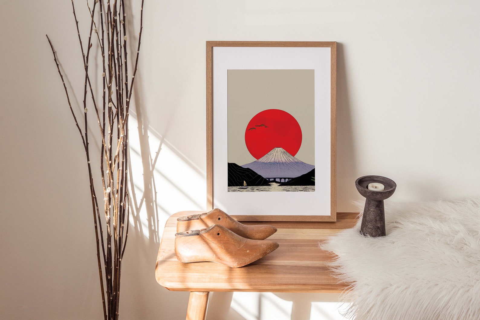 Ukiyo-e Style Art Print, Mount Fuji Ukiyo-e Art, Japanese Art Print ...
