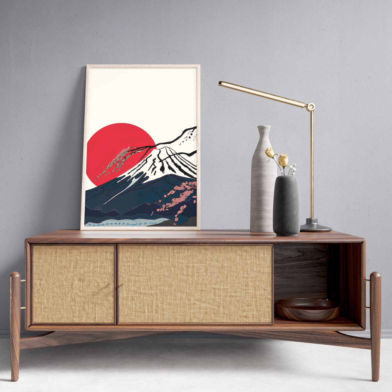 Ukiyo-e Style Art Print Mount Fuji Sunrise Ukiyo-e Art - Etsy
