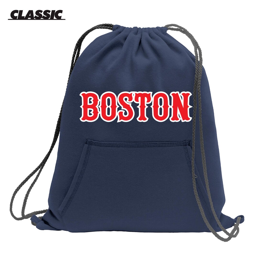 Boston Tiffany Navy Fleece Draw String Clinch Pack - Red Sox Mlb ...