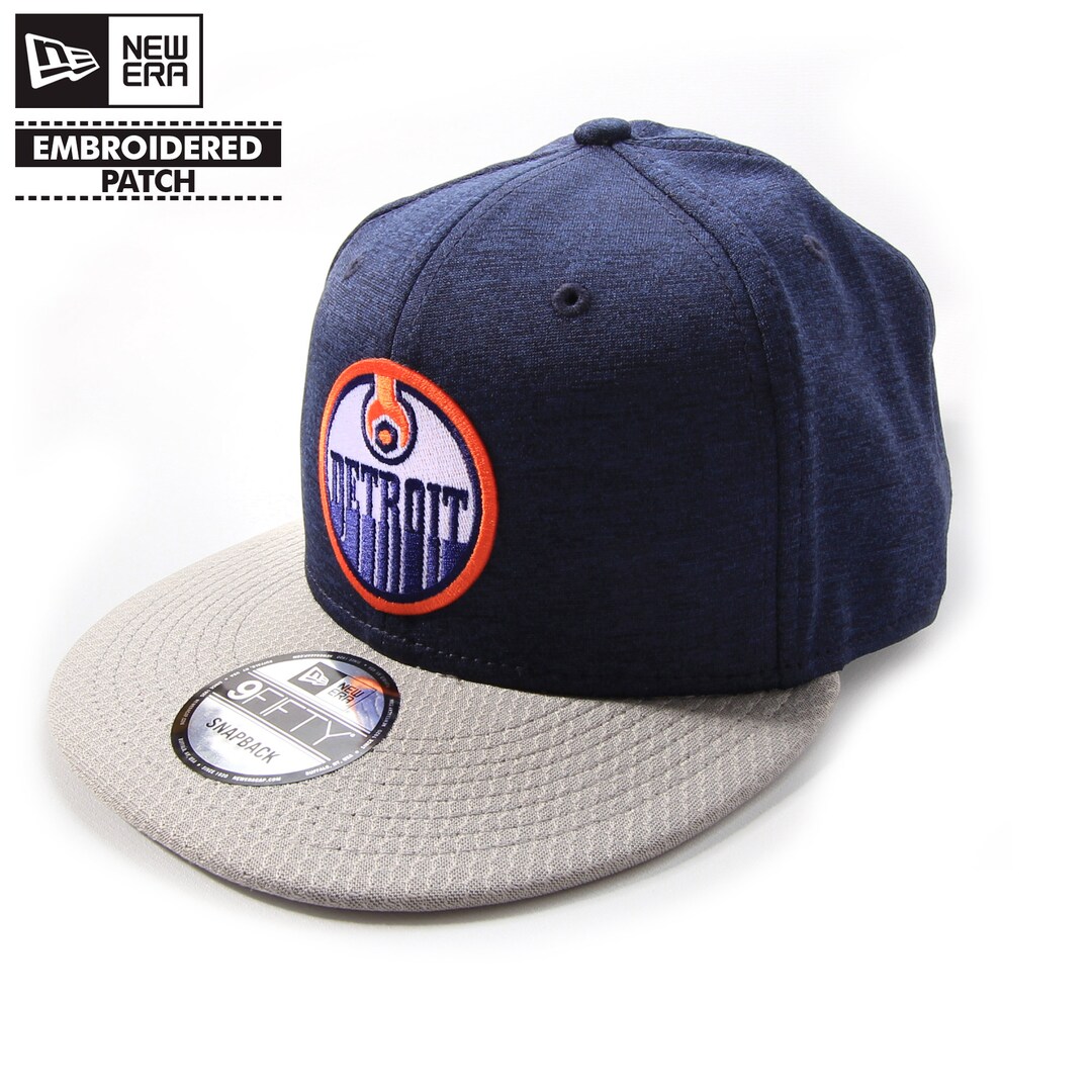 Detroit Mechanics New Era Navy Shadow Heather Striped Flat Bill ...