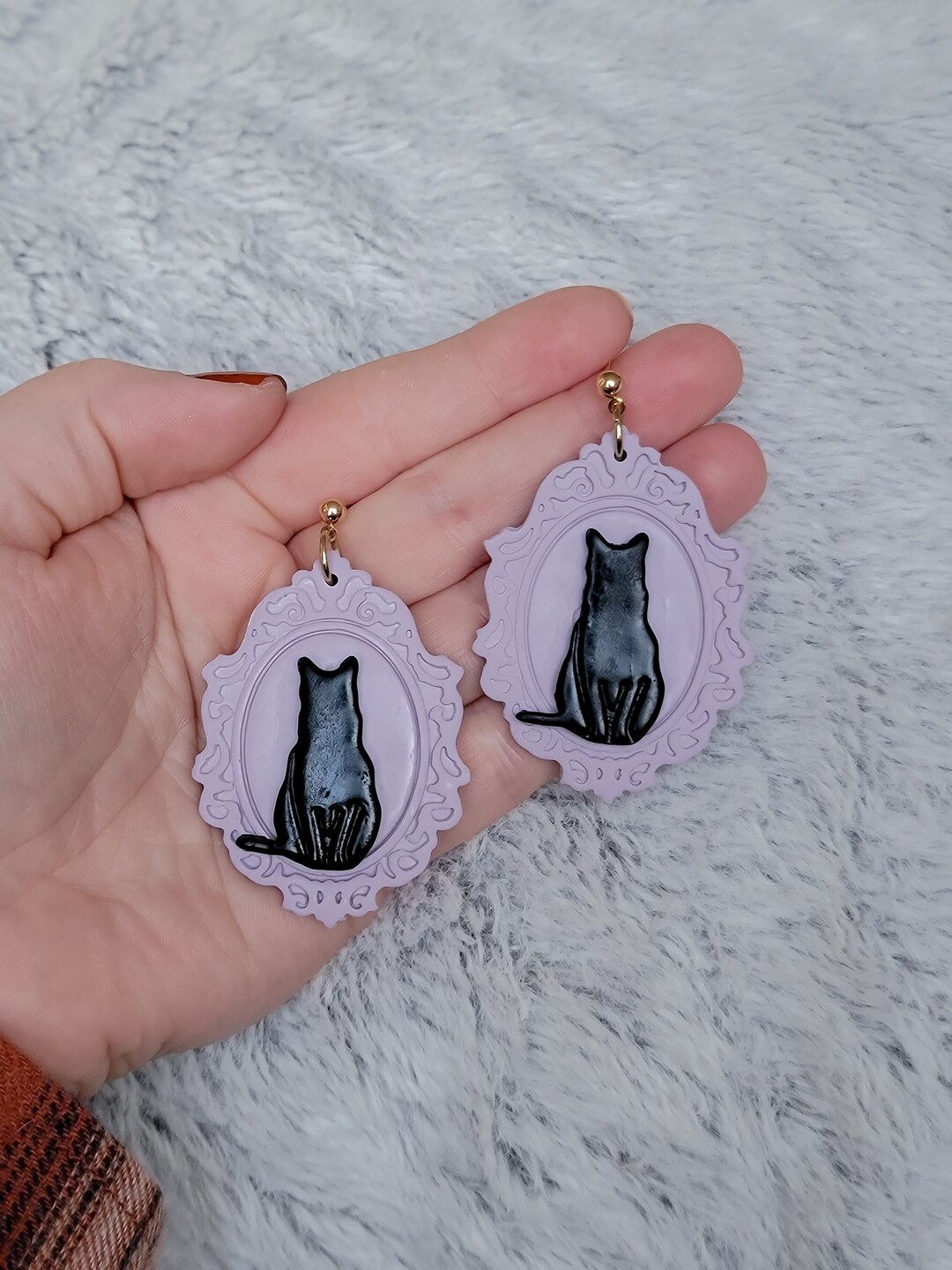 Thackery Binx Hocus Pocus Inspired Polymer Clay Earrings - Etsy