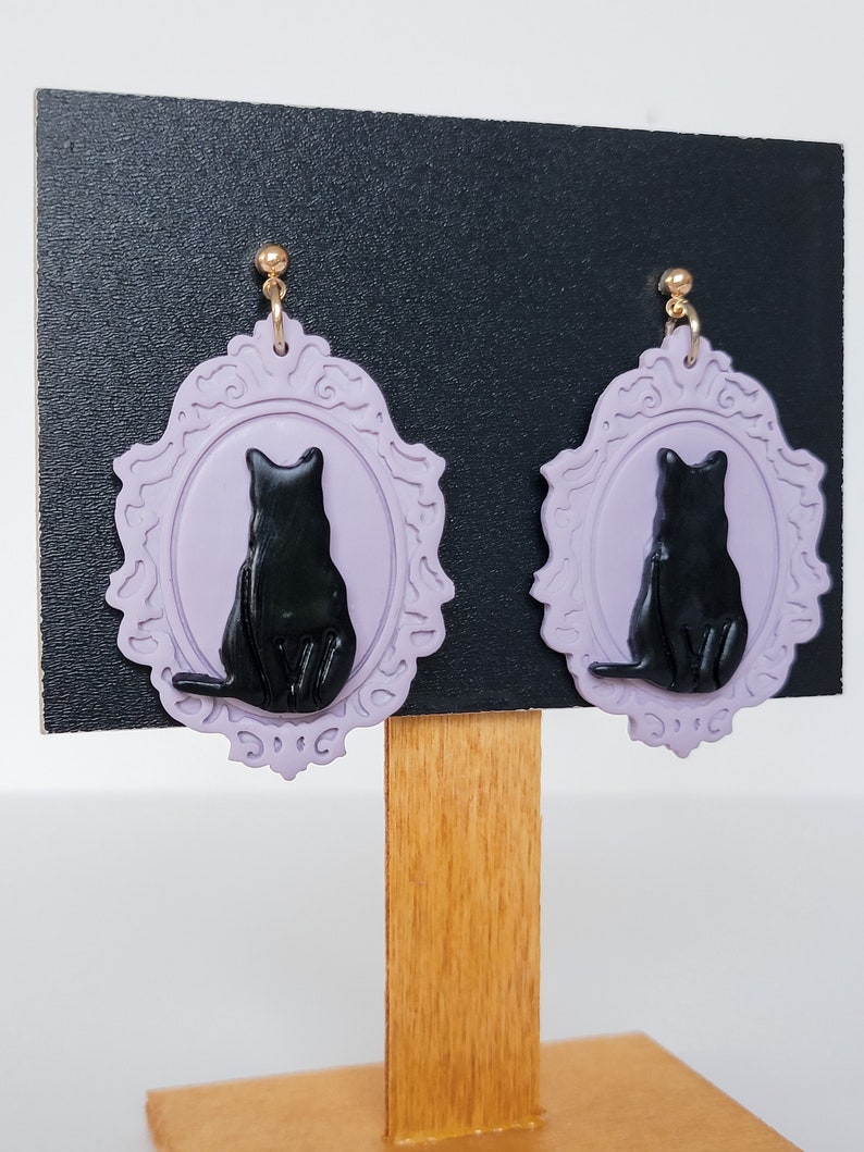 Thackery Binx Hocus Pocus Inspired Polymer Clay Earrings - Etsy