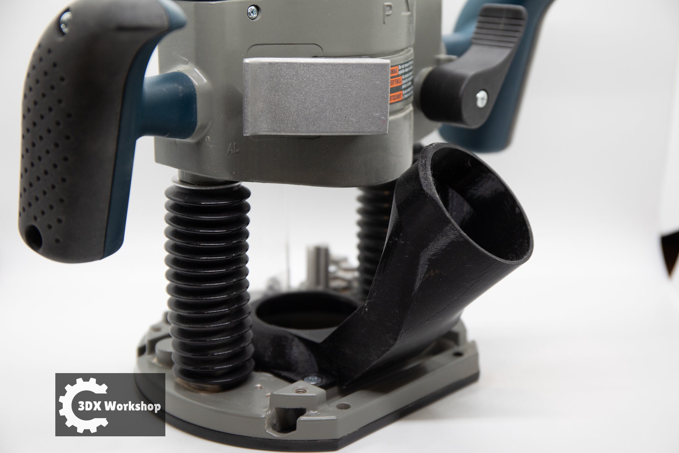 Bosch 1617 RA1166 Plunge Base Dust Port for 2-1/2 Ridgid Shop Vac Hose ...