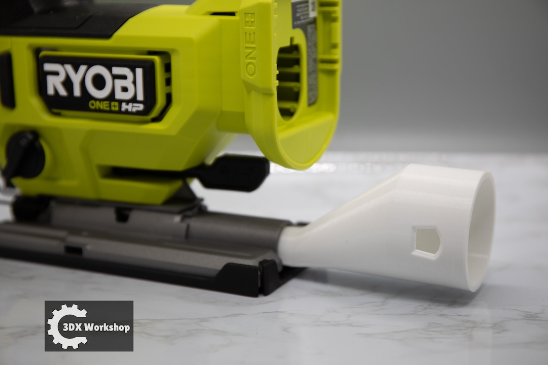 Ryobi Brushless CORDLESS Jigsaw Dust Port 2-1/2" 1-1/4" Shop Vac ...