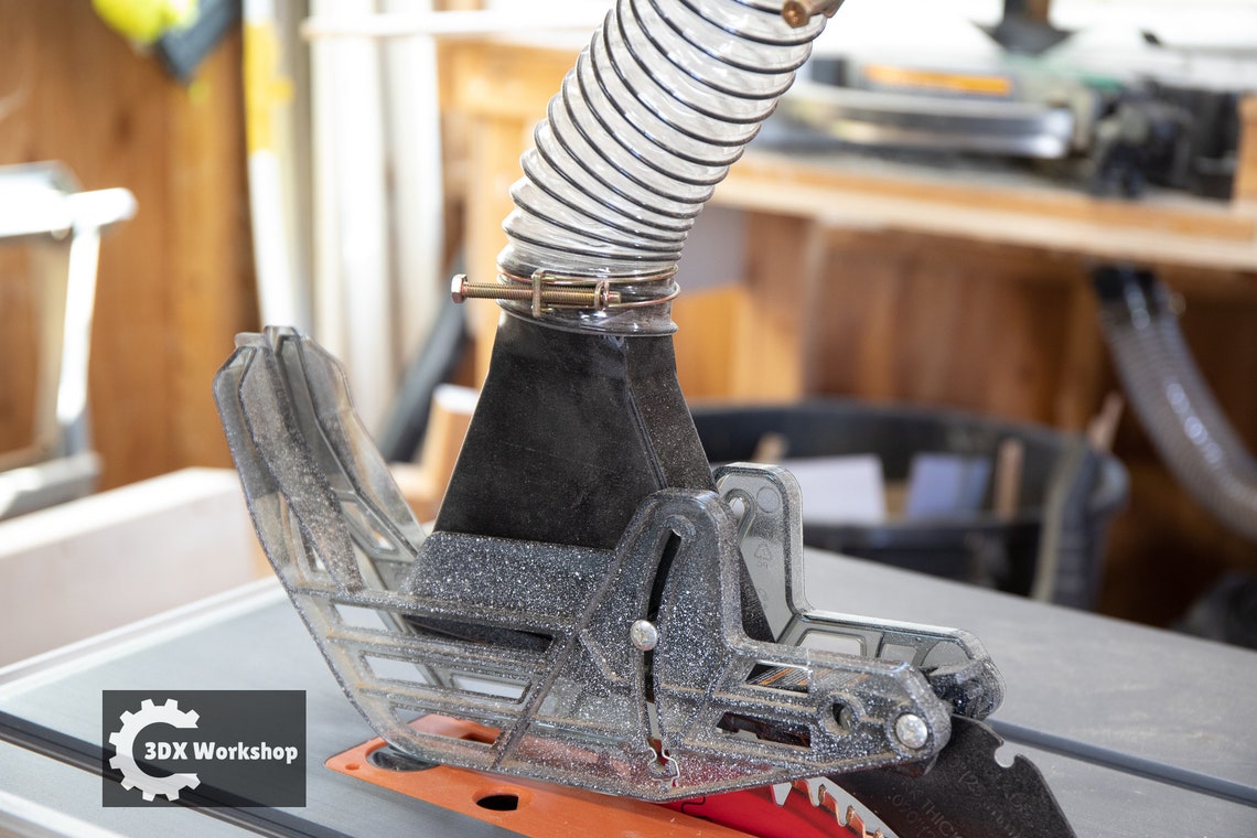 Ridgid R4518 R4514 Table Saw Blade Guard Dust Port, Table Saw Dust ...