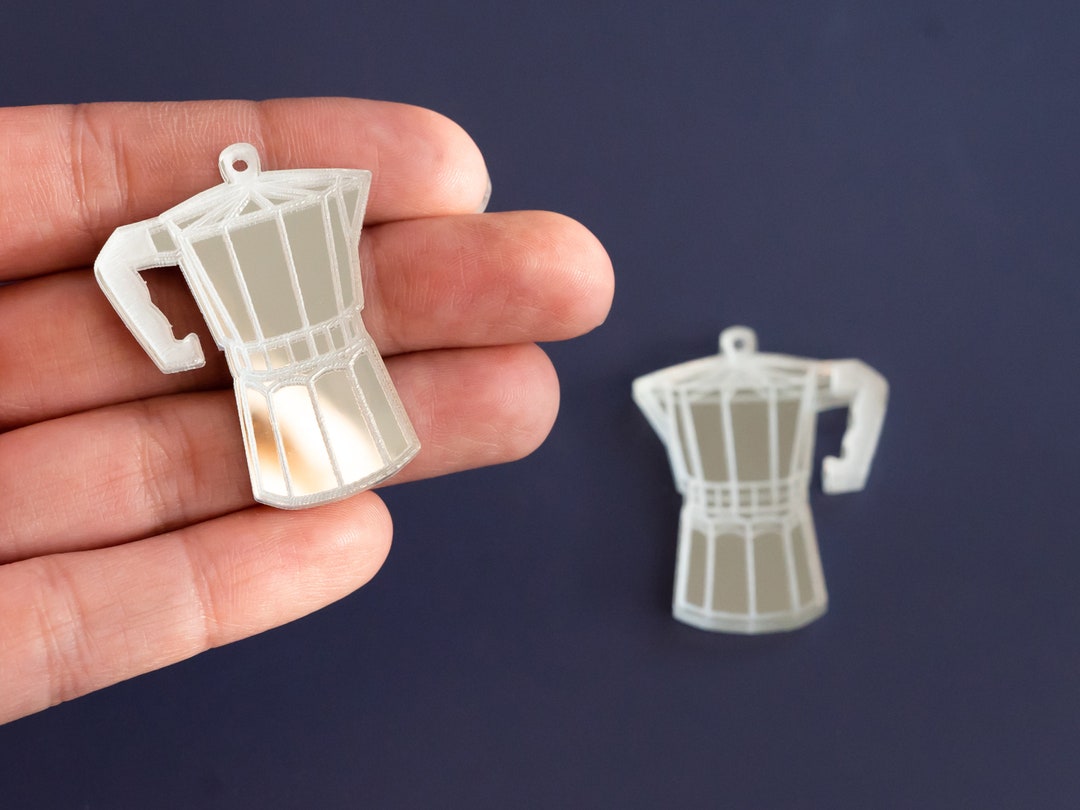 Moka Pot Earring Blanks, Espresso Coffee French Press Earring Blanks ...