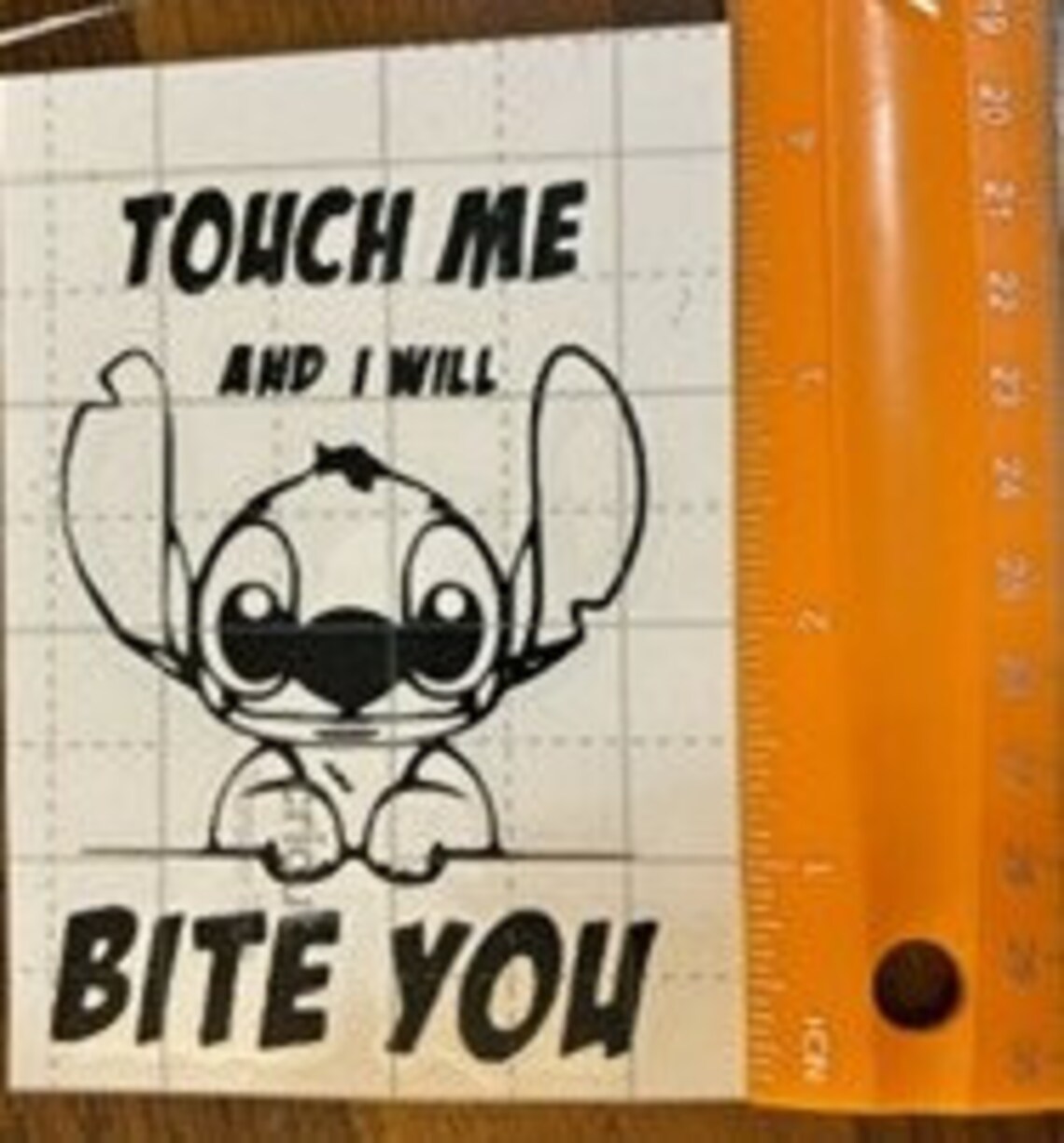 Stitch Vinyl Sticker - Etsy