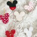 Mouse Ear Earrings, Mouse Ear Drop Earrings, Disney Ears, Mouse ...
