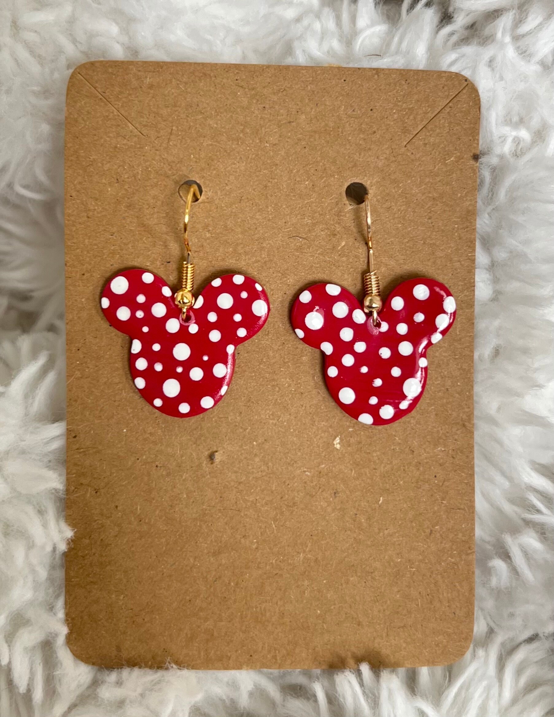 Mouse Ear Earrings, Mouse Ear Drop Earrings, Disney Ears, Mouse ...