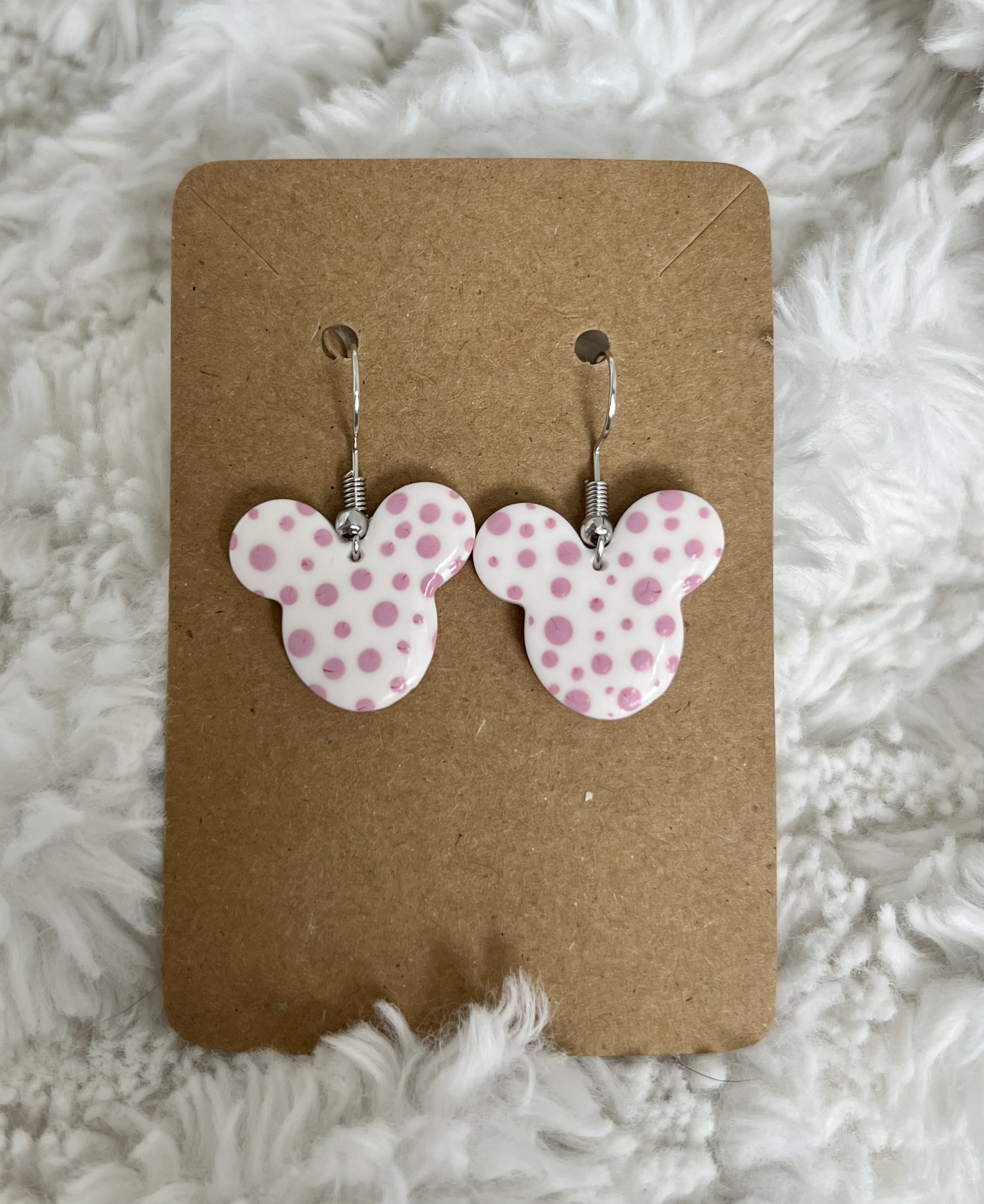 Mouse Ear Earrings, Mouse Ear Drop Earrings, Disney Ears, Mouse ...