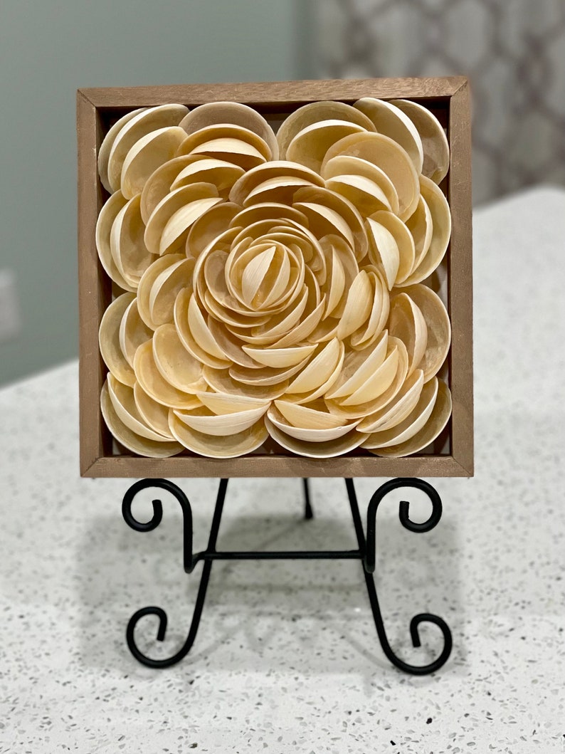 8x8 Buttercup Shell Wall Art Mosaic, Coastal Decor, Shell Wall Decor ...