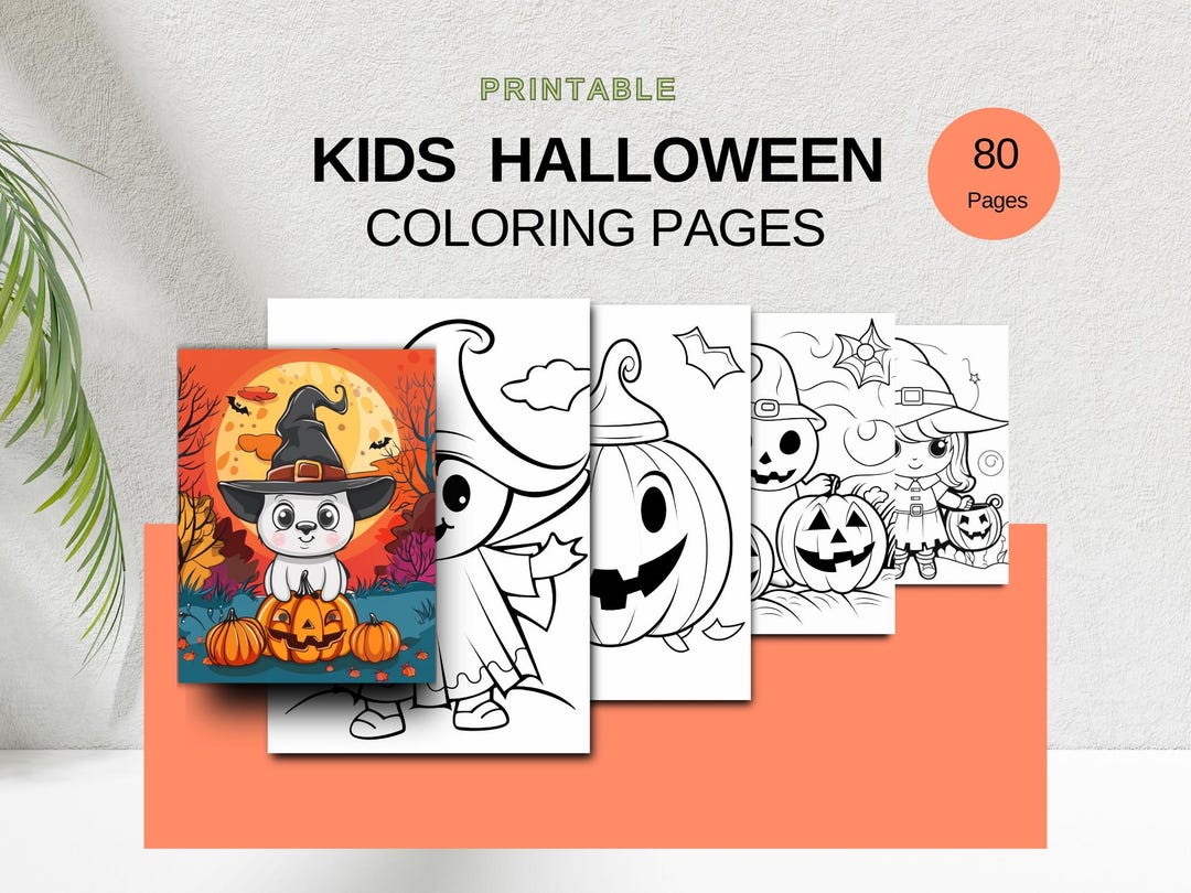 Happy Halloween Coloring Pages for Kids | Fun & Printable Halloween ...