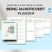 Being an Introvert Journal | Printable and Editable Canva Template ...