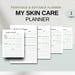 My Skin Care Routine | Printable and Editable Canva Template | Daily ...
