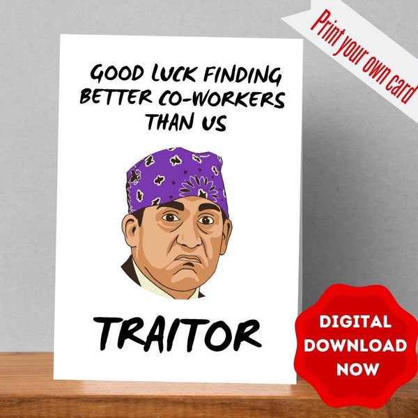 Funny Cat Goodbye Card - Etsy