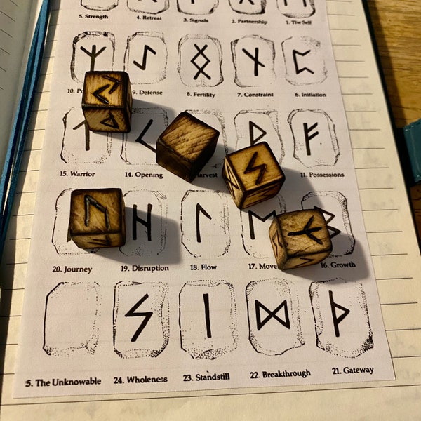 Rune Dice - Etsy