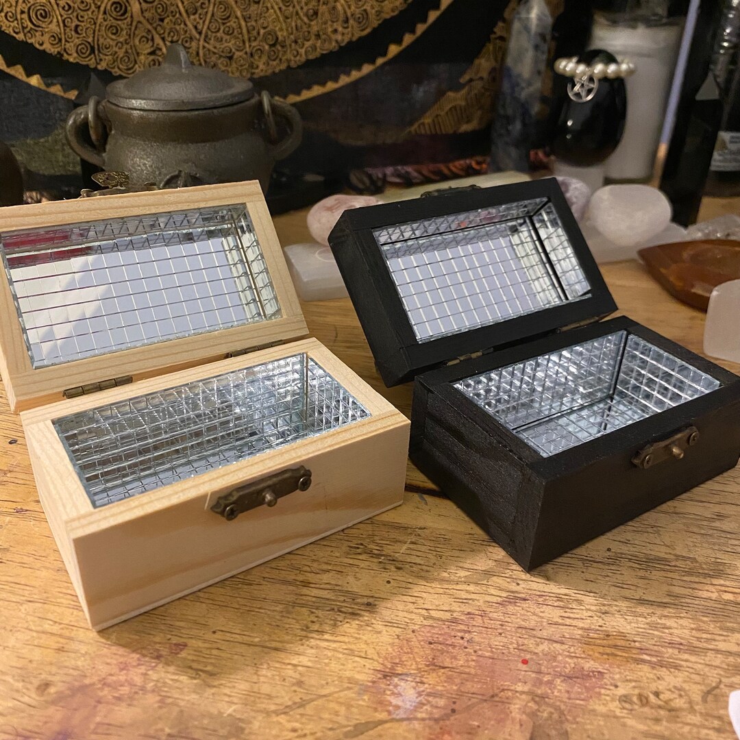Return to Sender Mirror Box | Containment Spell | Small Box - Etsy