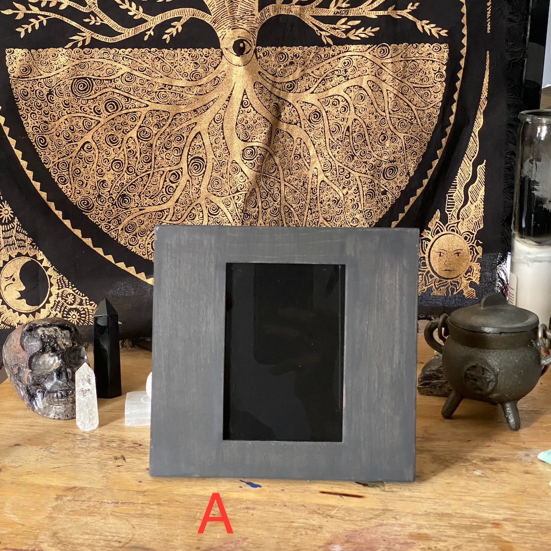 Scrying Mirror Black Mirror Magic Mirror - Etsy