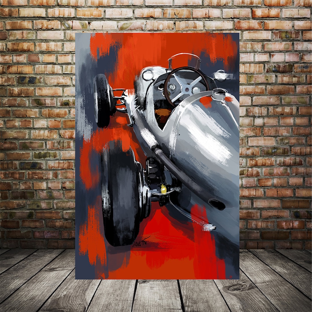 Automotive Painting, Race Car Artwork, Car Enthusiast Art, Race Car Art ...
