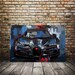 Automotive Painting, Bugatti Black Automotive Art, Car Painting, Car ...