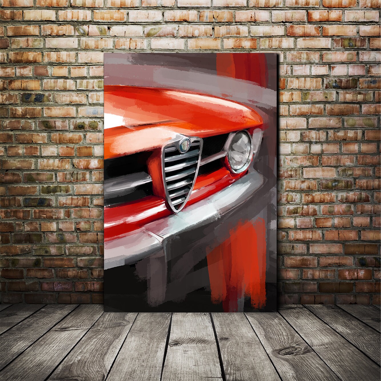 Alfa Romeo GTV Art Print, Automotive Art Print, Car Enthusiast ...