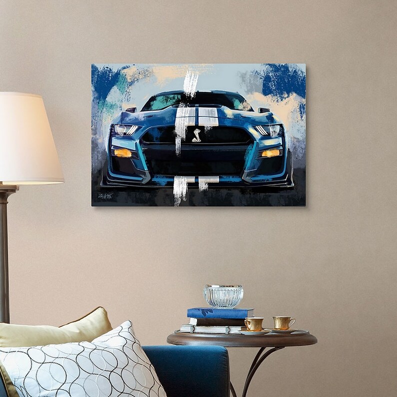 Ford Mustang 1967, Mustang Art Print, Automotive Enthusiast Decor, Car ...