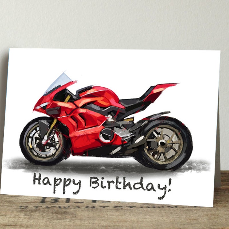 Motorcycle Cards - Etsy