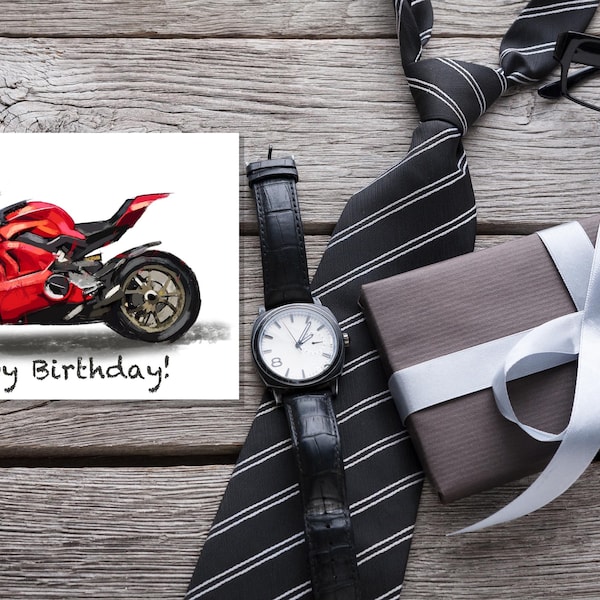 Motorcycle Cards - Etsy