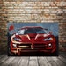Viper Gen 4 Art Print, Dodge Artwork, Custom Car Painting, Race Car Art ...
